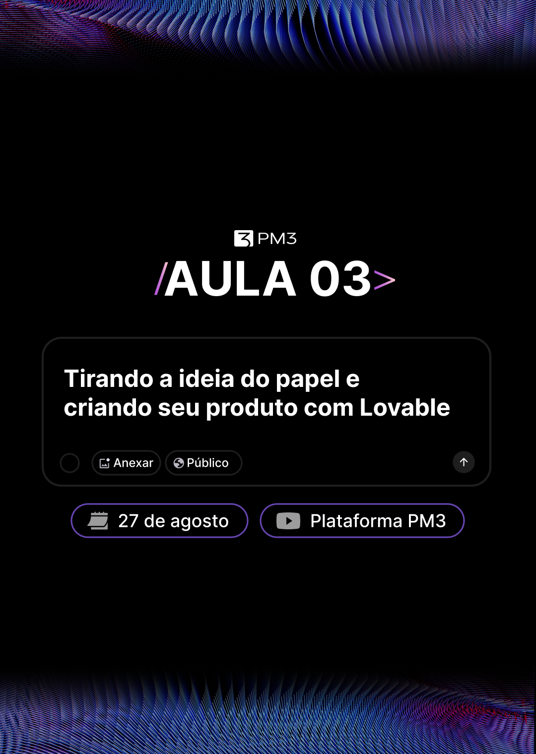 PM3 | Lovable Workshop - Cadastre-se para participar!